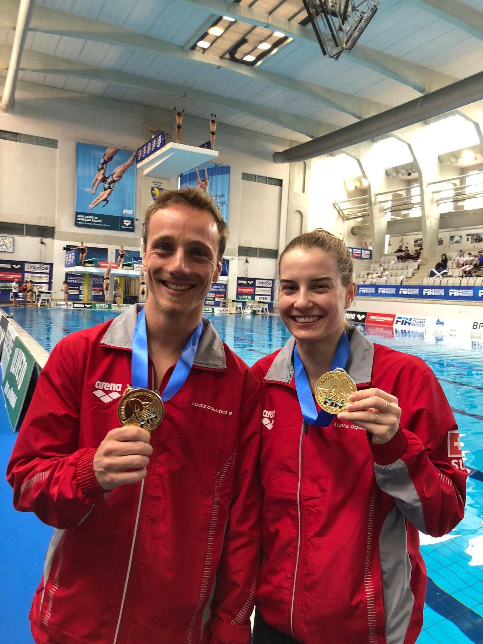 5 verdiente Medaillen an den Italian Diving Championships - Swiss Aquatics